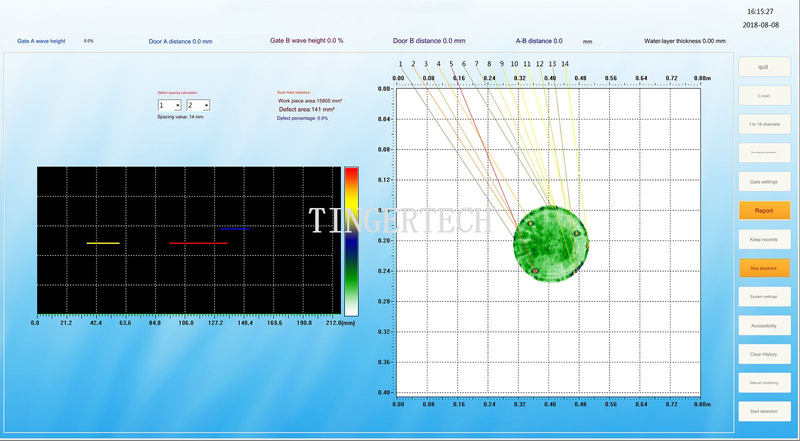 Ultrasonic C-scan flaw detection equipment system for automotive parts - Buy flaw detector, Flaw ...